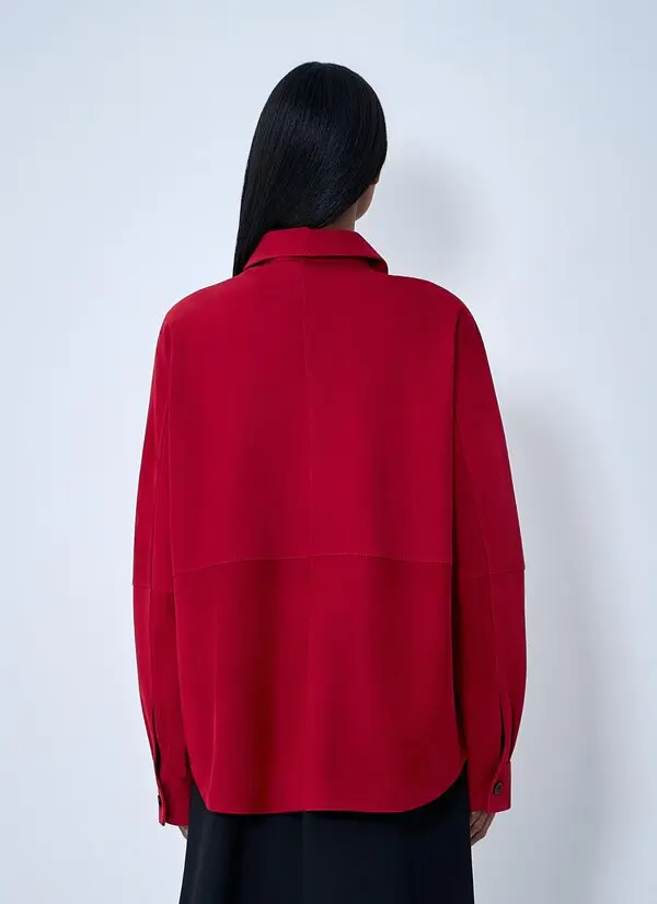 TOTEME Suede Overshirt