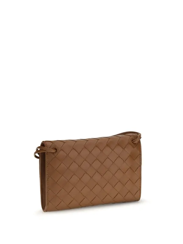 Bottega Veneta Andiamo Clutch Bag - Brown