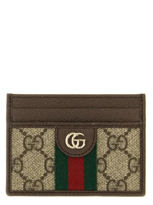 Gucci Ophidia' Card Holder - Brown