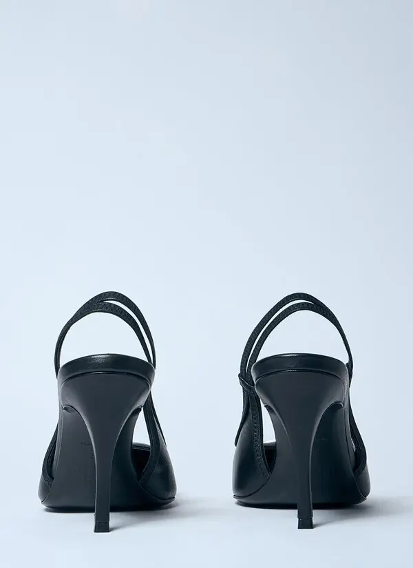 DIESEL® D-venus Sb Leather Pumps - Black