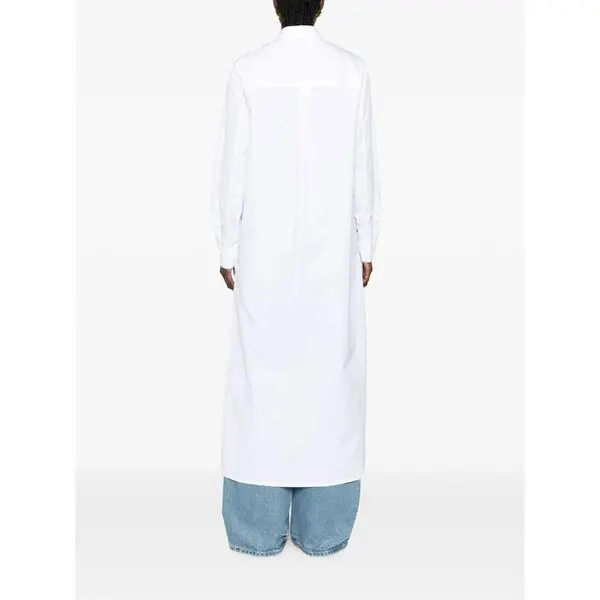 Alaïa Cotton Asymmetric Hem Shirt
