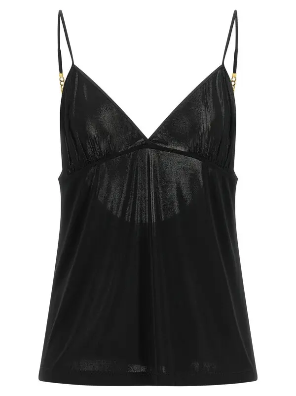 Saint Laurent Cassandre Chain Top - Black