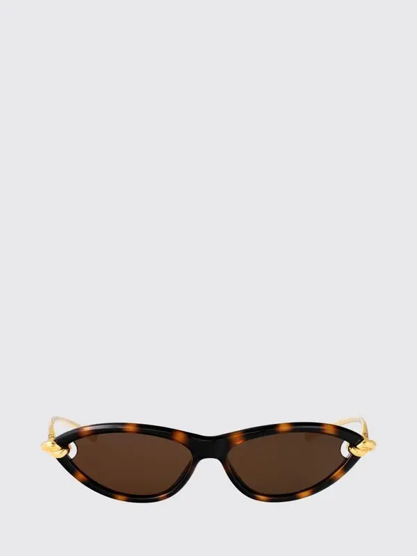 Bottega Veneta Knot Metal And Acetate Sunglasses - Brown