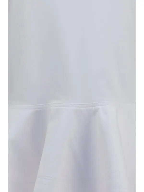 Alaïa Cotton Jersey Crinoline T-shirt - White