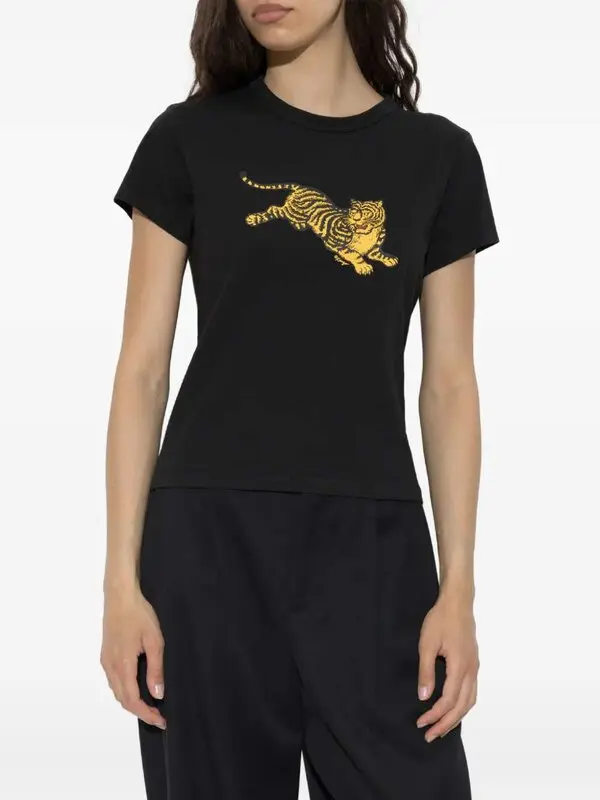 Kenzo Tiger-print T-shirt - Black
