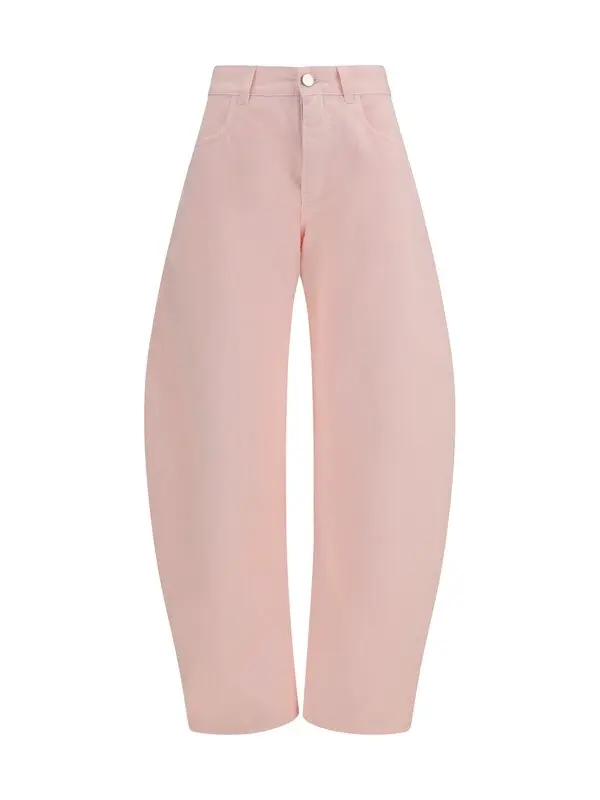 Alaïa Barrel Jeans - Pink