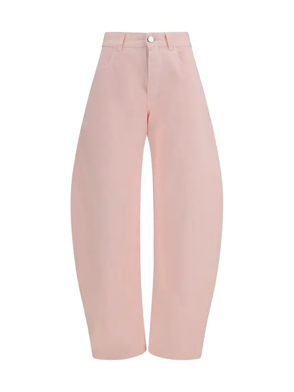 Alaïa Barrel Jeans - Pink