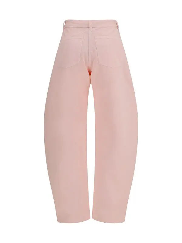 Alaïa Barrel Jeans - Pink