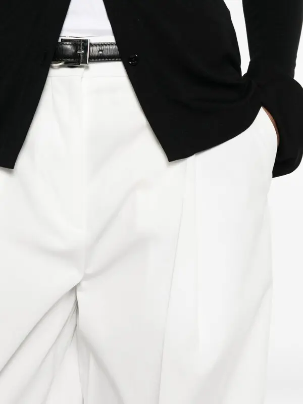 TOTEME Cotton Trousers - Multicolor