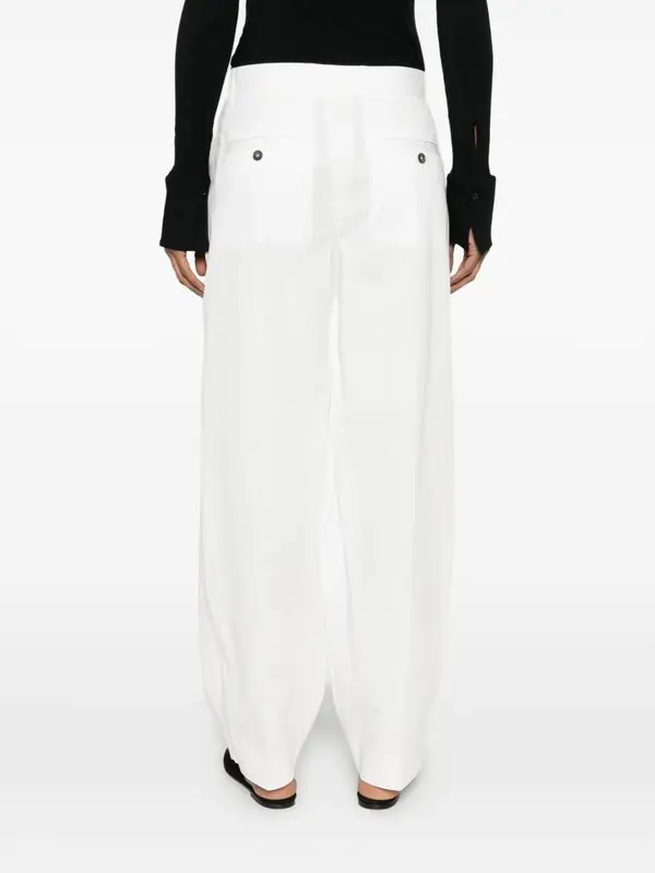 TOTEME Cotton Trousers - Multicolor