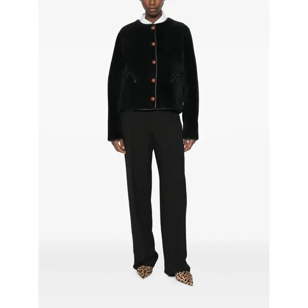 BLAZÉ MILANO Jackets Faux Fur & Shearling Jackets - Black