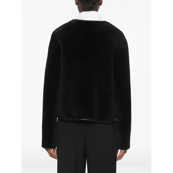 BLAZÉ MILANO Jackets Faux Fur & Shearling Jackets - Black
