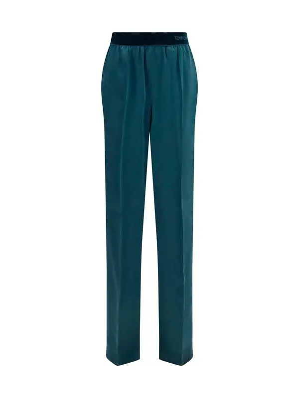 TOM FORD Stretch Silk Satin Pants