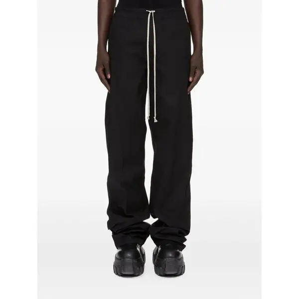 Rick Owens Straight Leg Trousers - Black