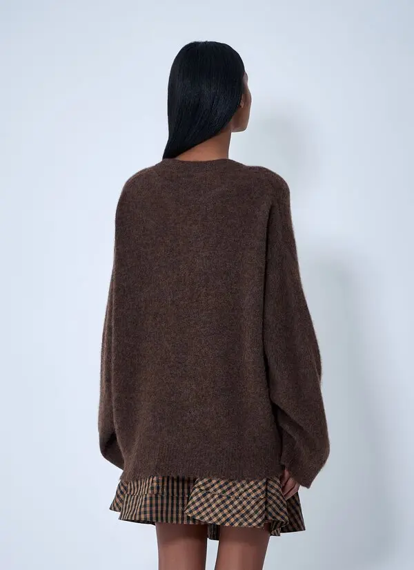 GANNI Brushed Knit Sweater