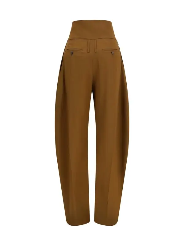 FERRAGAMO Wide Balloon-fit Zip Pants