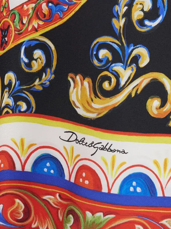 Dolce & Gabbana Silk Halter Top