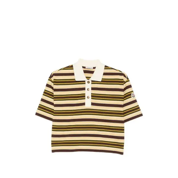 Moncler Tops Polo Tops - Brown