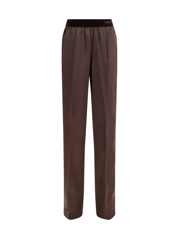 TOM FORD Stretch Silk Satin Pants