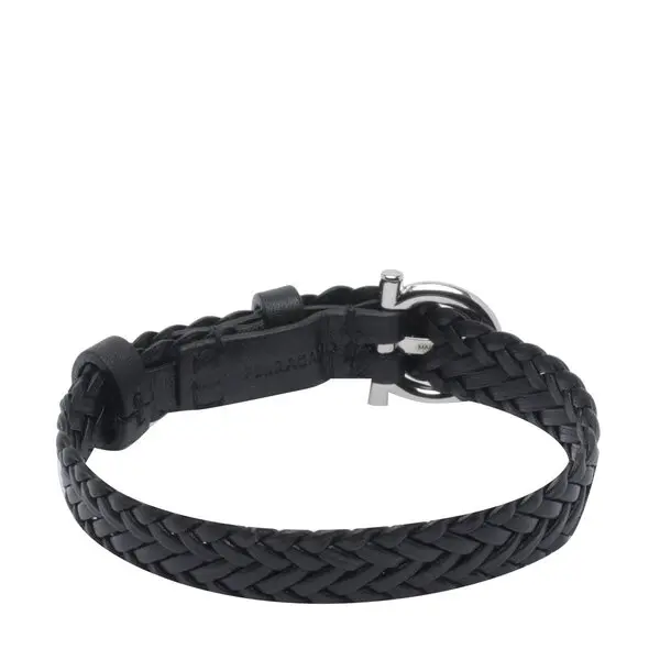 FERRAGAMO Gancini Bracelet - Black