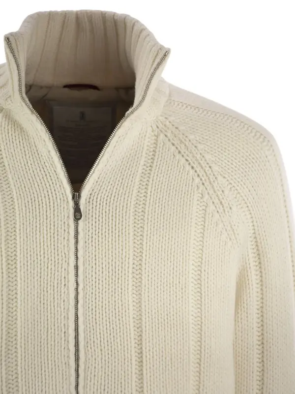 Brunello Cucinelli Cashmere Knit Down Jacket