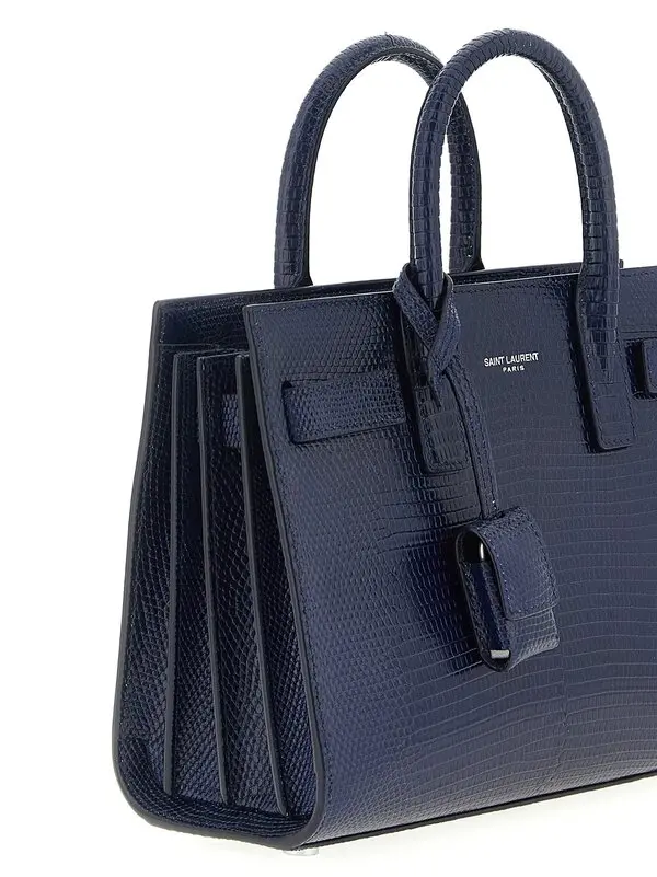 Saint Laurent Nano Sac De Jour Handbag - Blue