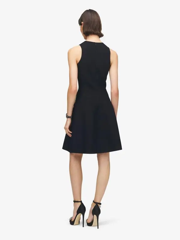 Alexander McQueen Jacq Vlm Mini Dress