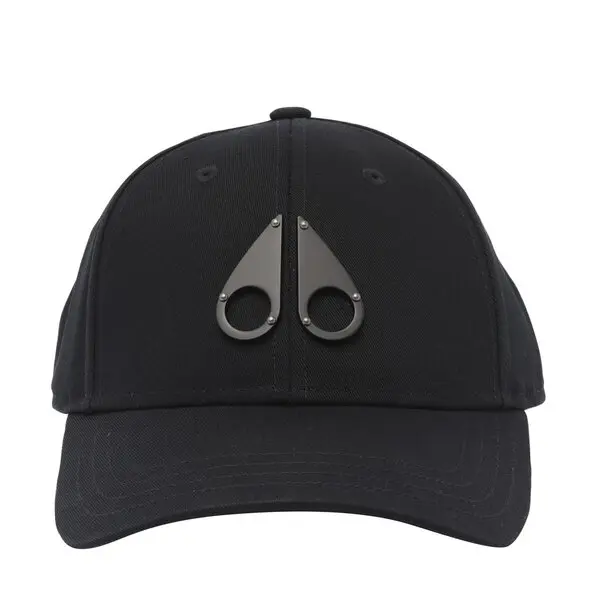 Moose Knuckles Logo Icon Baseball Cap - Black