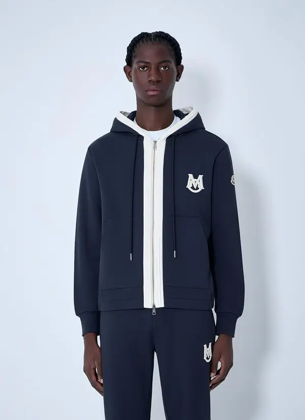 Moncler Zip-up Cardigan - Blue