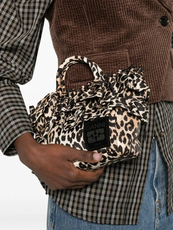 GANNI Nylon Mini Tote Bag - Multicolor