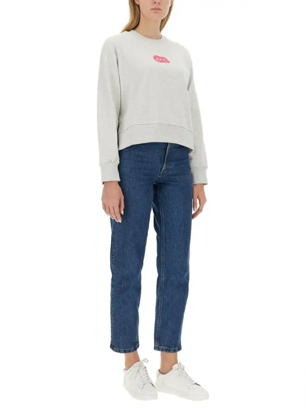 A.p.c. Sweatshirt With Logo