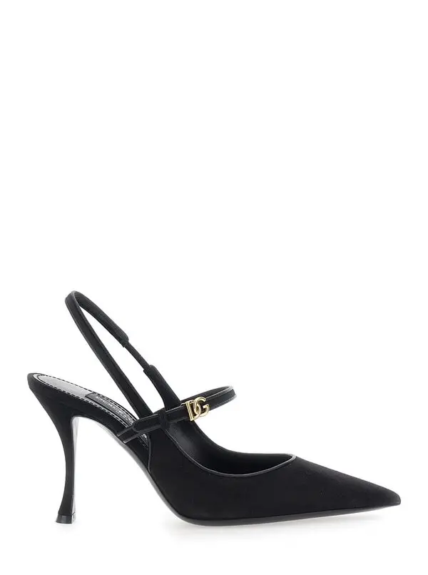 Dolce & Gabbana Suede Slingback Pumps - Multicolor