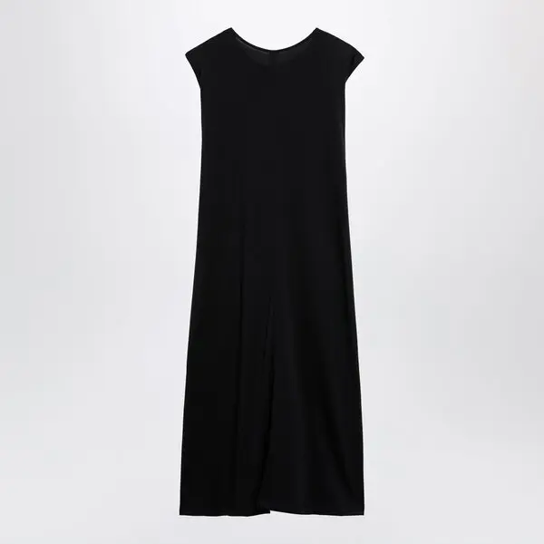 TOTEME Cotton Maxi Jersey Dress - Black