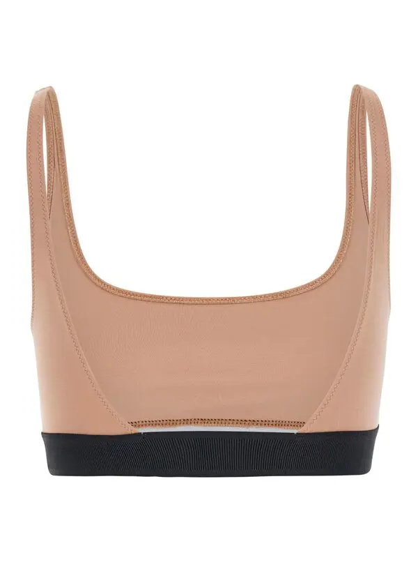 TOM FORD Tech Fabric Square Neck Top - Cream
