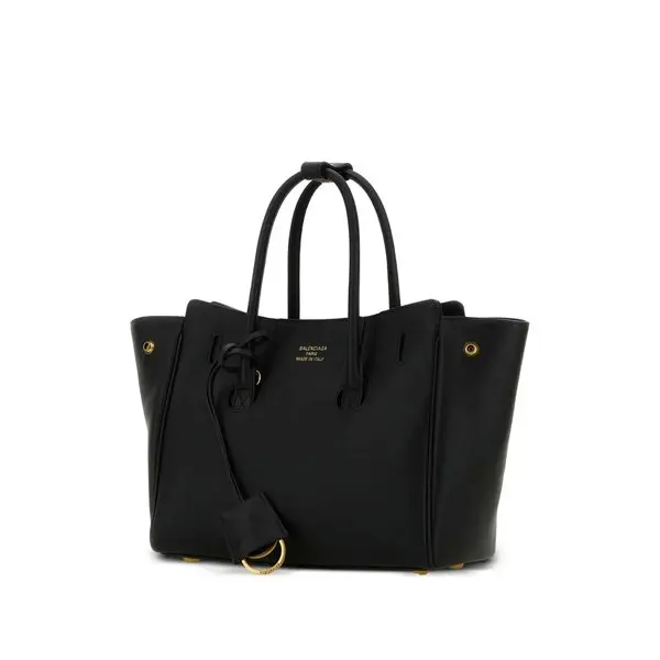 Balenciaga Calf Leather Tote Bag - Black