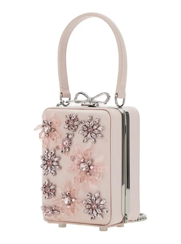 SELF-PORTRAIT Satin Clutch