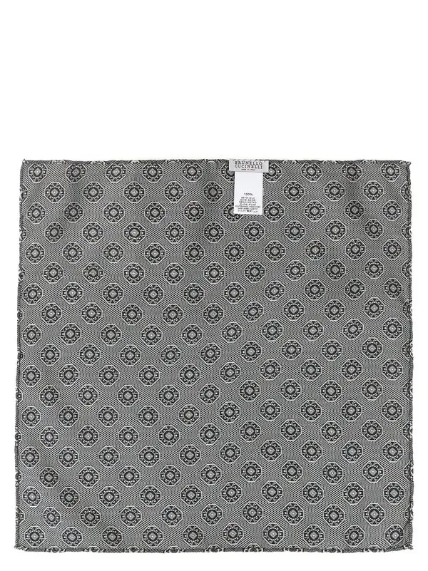 Brunello Cucinelli Silk Clutch Bag - Gray