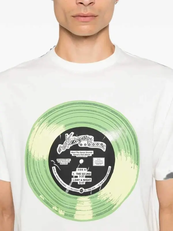 Kenzo Sounds T-shirt With Graphic Print