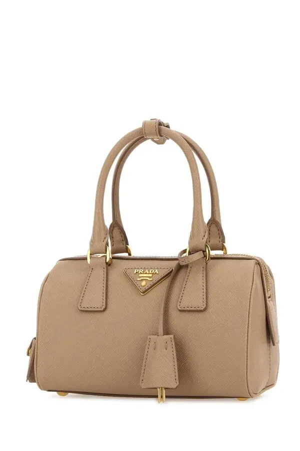 Prada Cappuccino Leather Handbag