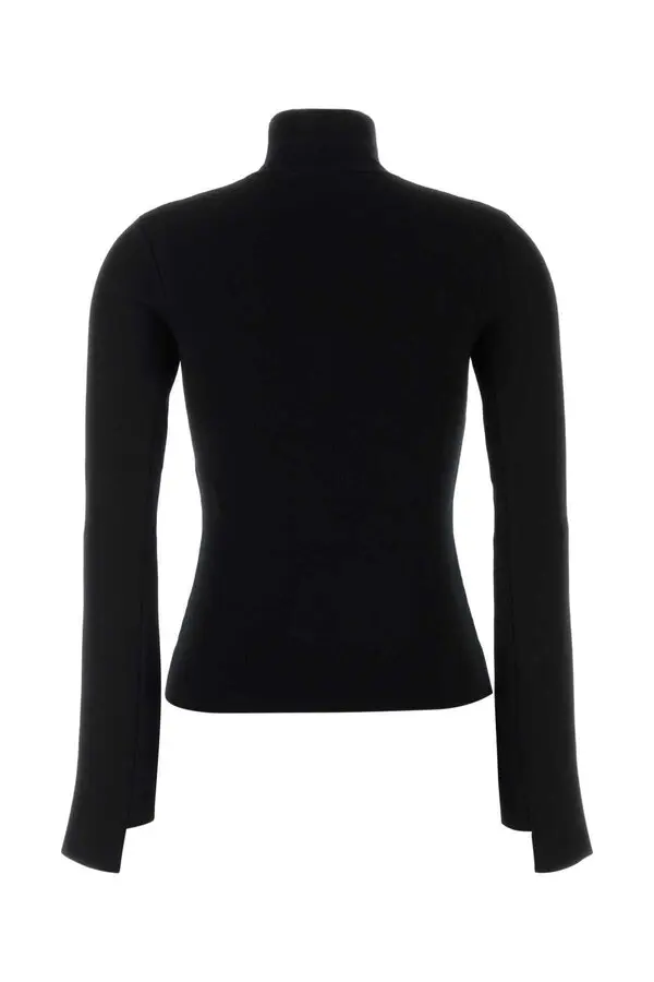 COURREGES Viscose Blend Sweater - Black