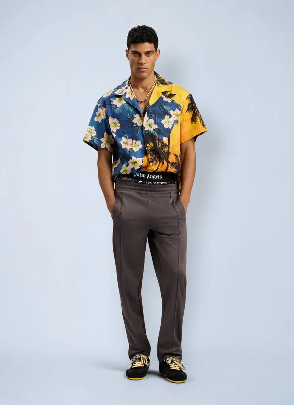 Palm Angels Curved Logo Track Pants
