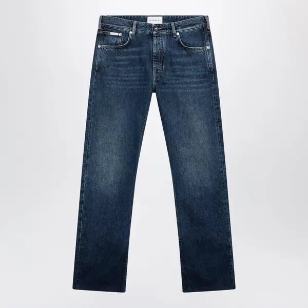Givenchy Washed Denim Jeans - Blue