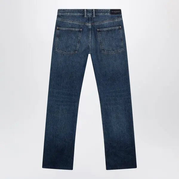 Givenchy Washed Denim Jeans - Blue