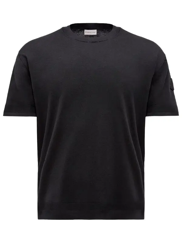 Moncler Silk & Cotton Knit T-shirt