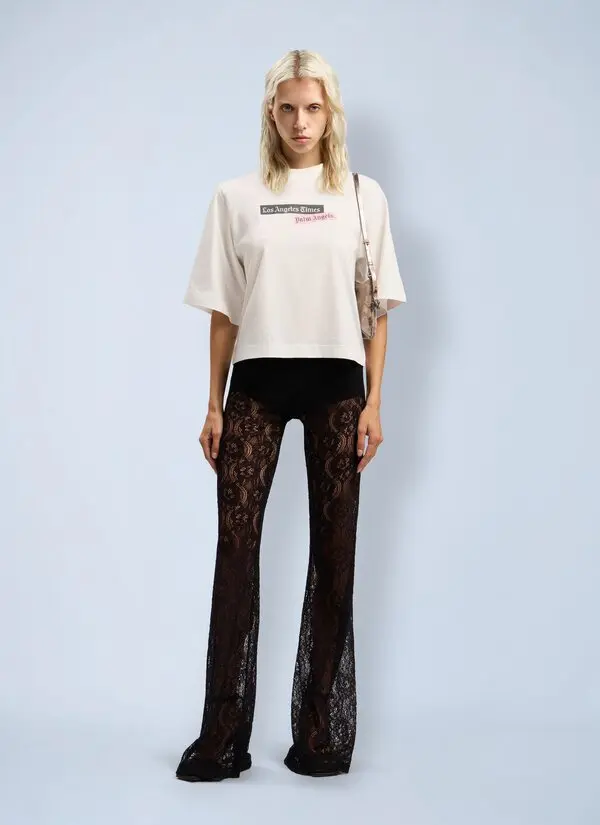 Palm Angels Cropped Graphic T-shirt