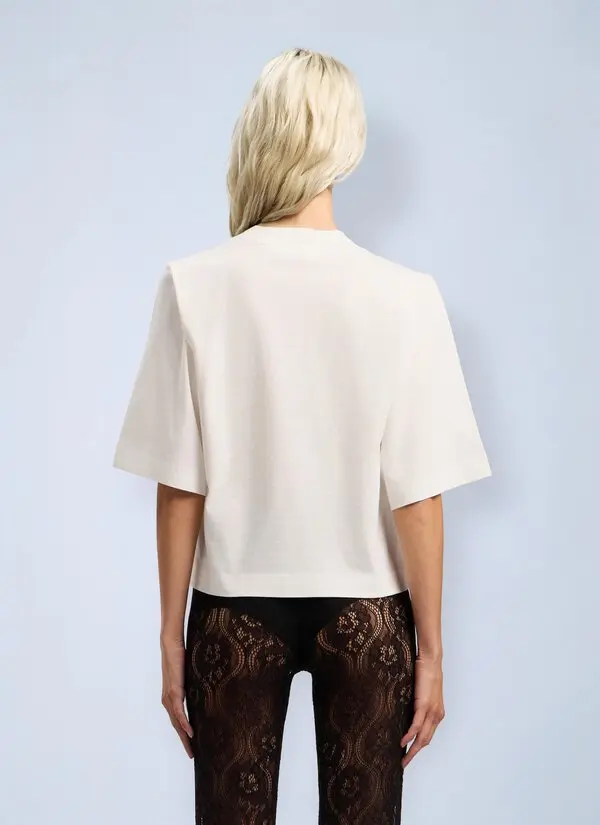 Palm Angels Cropped Graphic T-shirt