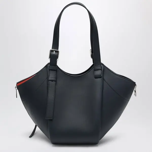 Loewe Layered Hammock Flip Leather Bag - Multicolor