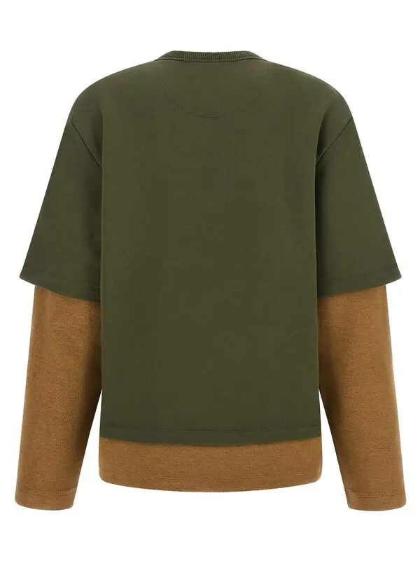 Attico Trompe L'oeil Sweatshirt - Green