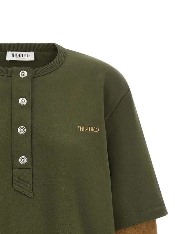 Attico Trompe L'oeil Sweatshirt - Green