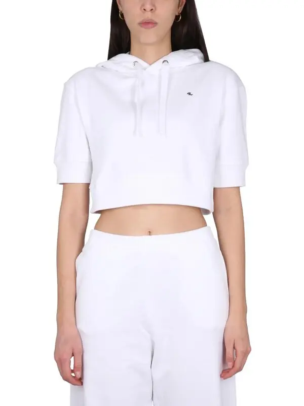 Raf Simons Sweatshirt With Logo Embroidery - White